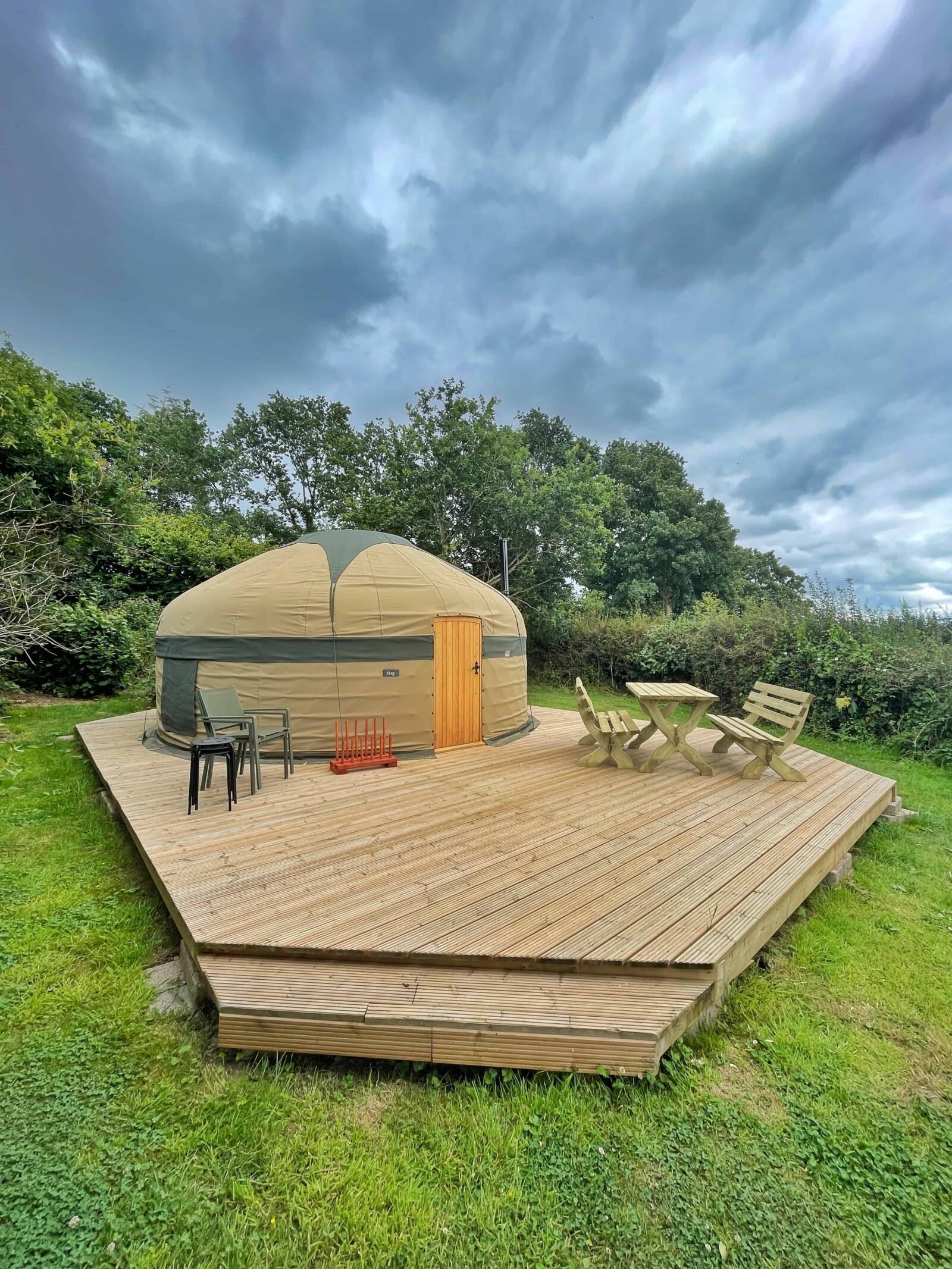 Yurt holiday in Somerset Yeabridge Farm Hideaway - Down Somerset Way